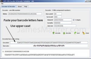 Intelligent Mail Barcode Decoder